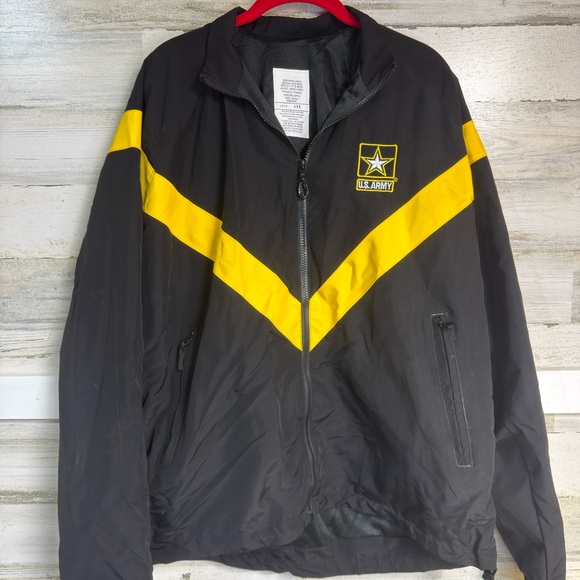 U.S. Army | Jackets & Coats | Us Army Black And Yellow Mens Military ...